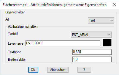 Attributdefinitionen: gemeinsame Eigenschaften