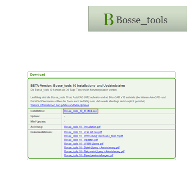 Die ersten Installationen der Bosse_tools 10 waren erfolgreich - Bosse-engineering Blog - LISP ...