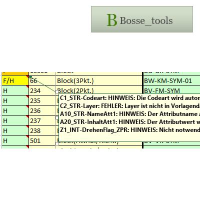 Im- und Export von Codierungslisten von/nach Excel, Bosse_tools 10 - Bosse-engineering Blog ...